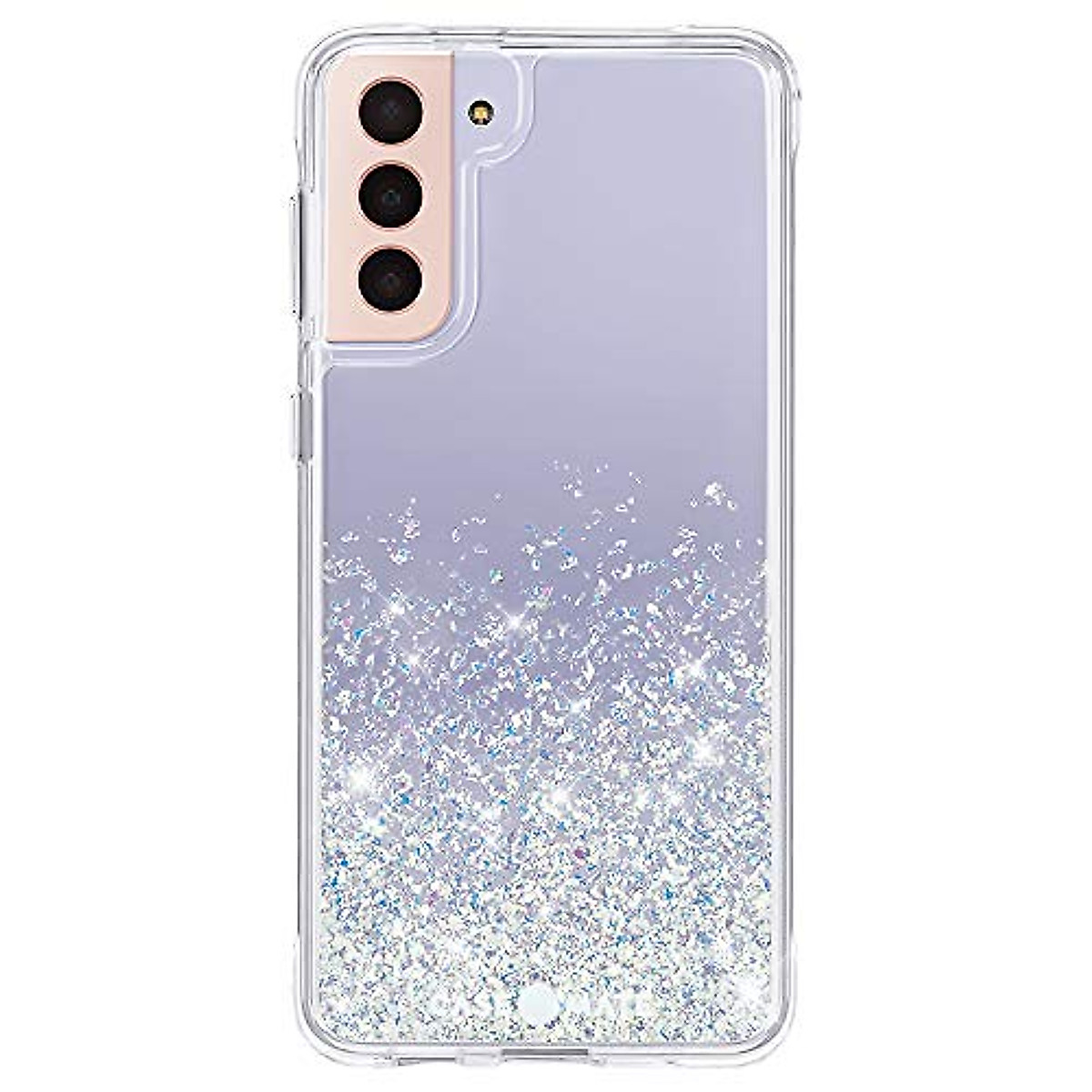 Case-Mate - Twinkle Ombre - Case for Samsung Galaxy S21 Plus 5G - Glitter Foil Elements - 10 ft Drop Protection - 6.7 inch - Stardust