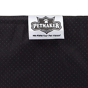 Orthopedic Dog Bed - 2-Layer Memory Foam Crate Mat with Machine Washable Sherpa Cover - 20x15 Pet Bed for Small Dogs Up to 20lbs by PETMAKER (Gray)