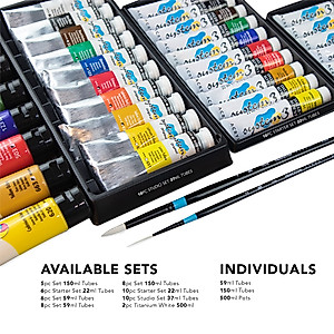 Daler Rowney System3 Emerald 500ml Acrylic Paint Tube - Acrylic Painting Supplies for Artists and Students - Artist Paint for Murals Canvas and More - Art Paint for Any Skill Set