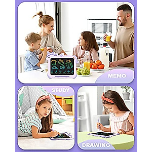 bravokids LCD Writing Tablet 8.5 Inch Toddler Doodle Board, 8.5 inch Colorful Doodle Board 2 Pack