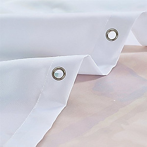 Uokiuki Weed Shower Curtain Set with Hooks, Bathroom Sets with Shower Curtain and Rugs, Toilet Lid Cover and Bath Mat, Marijuana in Smoke Bathroom Shower Curtain Sets