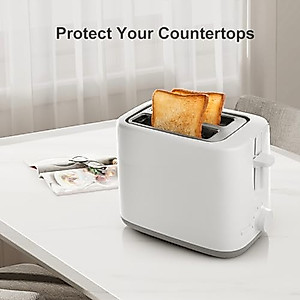 Silicone Mats for Kitchen Counter, Treerit 47.24"x 23.62" Extra Large Silicone Mat, Non-slip Heat Resistant Kitchen Counter Mat, Quartz Countertop Protector, Shipped Rolled Up, No Creases, Translucent