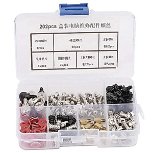 Computer Repairing Screws, Computer Screws Kit, PC Assortment Screws, Practical for Electronics Repairing Electronics Supplies