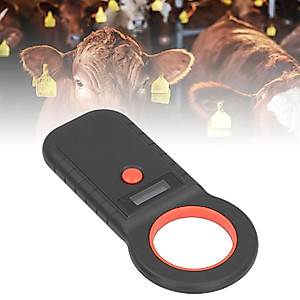 Pet Microchip Reader, 134.2Khz 125Khz Portable Pet Chip Scanner with 0.91in OLED Display, FDX B EMID Rechargeable Animal ID Tag Scanner for Dog Pet Cat Pig