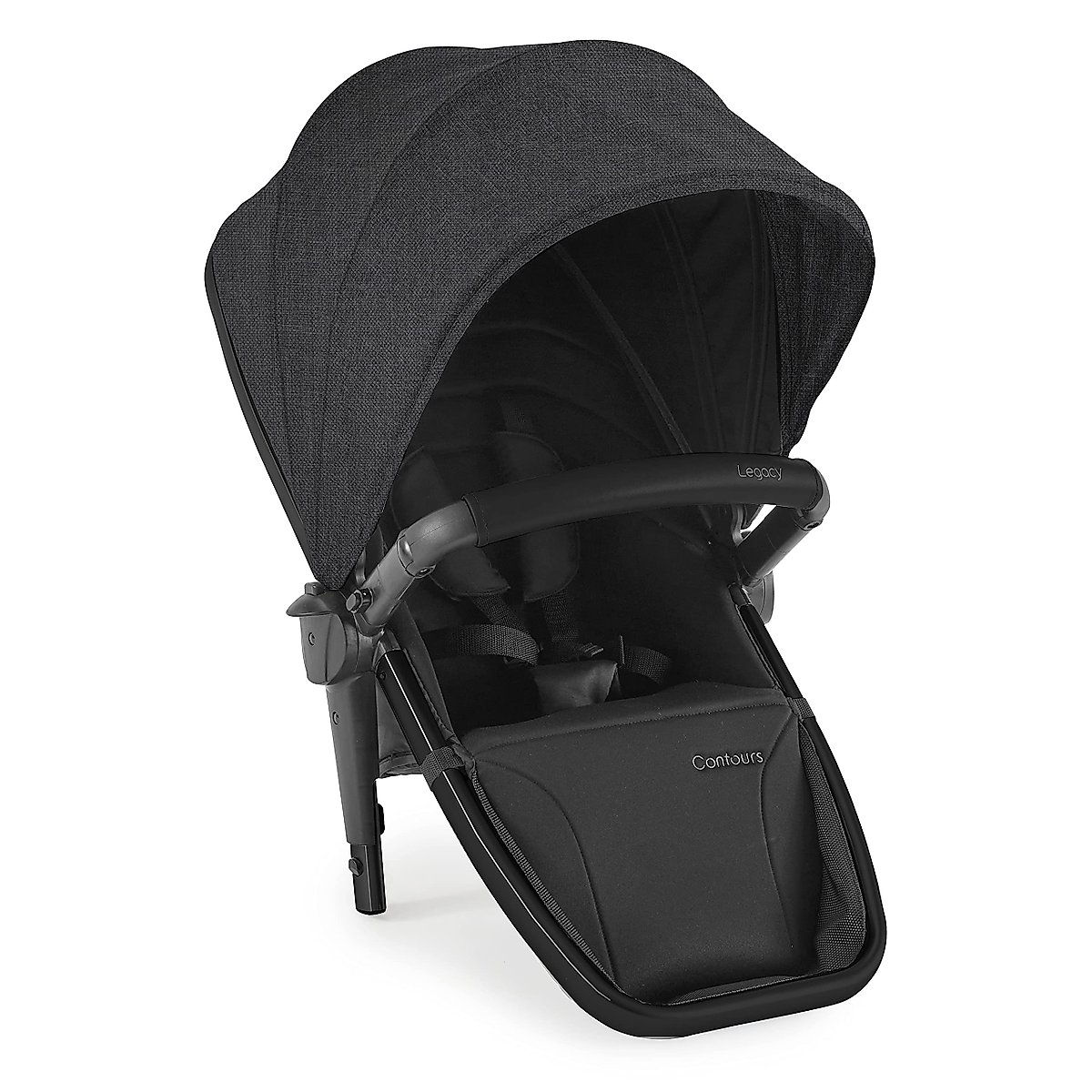 Contours Legacy Stroller Second Front Seat Accessory, Convert Your Legacy Stroller from Single to Double Mode, No Accessories Needed, (Front Position Only) - Carbon Gray
