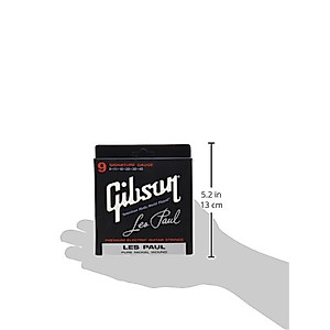 Gibson Les Paul Premium Electric Guitar Strings, Signature Gauge 9-46