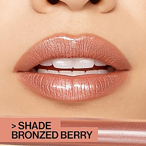 wet n wild MegaSlicks Lip Gloss, Ultra-Glossy, Vitamin-E Enriched, Ultra-Gloss High Shine Moisturizing, Cruelty-Free & Vegan - Berried Treasure