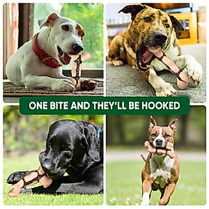 Indestructible Dog Chew Toys for Aggressive Chewers Large Breed,Dog Toys for Boredom and Stimulating,Nylon Dog Bones for Aggressive Chewers