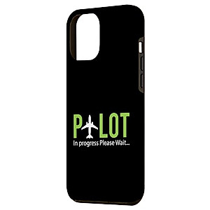 iPhone 12 Pro Max Pilot In Progress Airplane Aircraft Aviation Pilot Case