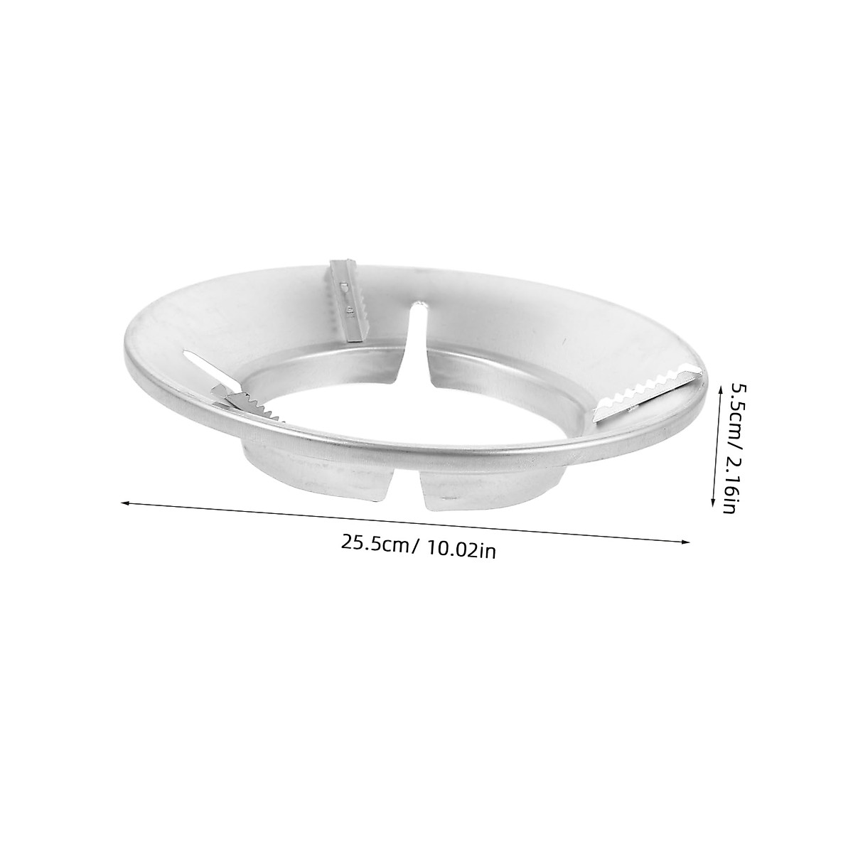 Cabilock Wok Rack Iron Gas Stove Wok Support Ring Wok Support Stand Energy Saving Cooktop Range Pan Gas Cover for Home Restraurant Hotel (Silver)