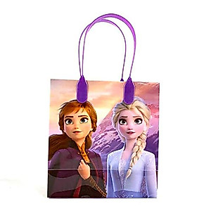 Four-seasonstore Frozen 2 - Elsa, Anna & Olaf Premium Quality Party Favor Goodie Small Gift Bags Color 12pcs ?