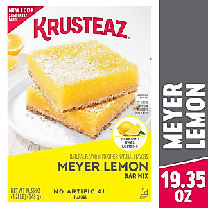Krusteaz Baking Mix Variety Pack, 1 Meyer Lemon Pound Cake Mix (16.5 oz), 1 Cinnamon Swirl Crumb Cake & Muffin Mix (21 oz), 1 Meyer Lemon Bar Mix (19.35 oz), (3 CT)