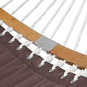 Classic Accessories Ravenna 81 x 55 Inch Quilted Double Hammock, Dark Taupe