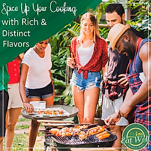 Eat Well Mixed Peppercorn Blend and Coarse Crystal Himalayan Salt, Premium Whole Black Peppercorn Medley 12 oz & Natural Coarse Grain Himalayan Pink Salt 2 lb Freshly Packed Resealable Refill Packets