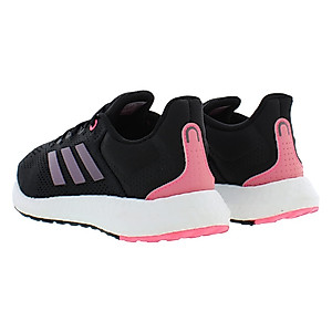 adidas Pureboost 21 Womens Shoes Size 7.5, Color: Black/White/Pink
