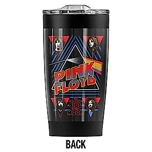 Logovision Pink Floyd Dark Side Stainless Steel Tumbler 20 oz Coffee Travel Mug/Cup, Vacuum Insulated & Double Wall with Leakproof Sliding Lid | Great for Hot Drinks and Cold Beverages