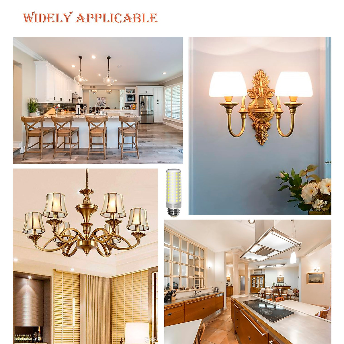 Uicnigh 25W LED Light Bulb 200 Watt Equivalent,Medium Screw Base E26 LED Bulb,6000K Daylight White Bright 2500LM for Home Lighting,Non-Dimmable Led bulb,3 Pack