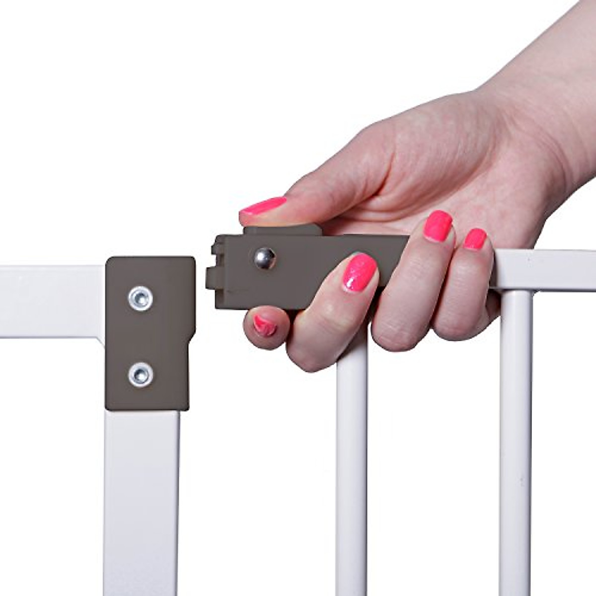 Dreambaby Liberty Baby Safety Gate - with Smart Stay Open Feature - Fits Openings 29.5-33 inches Wide - White - Model L854
