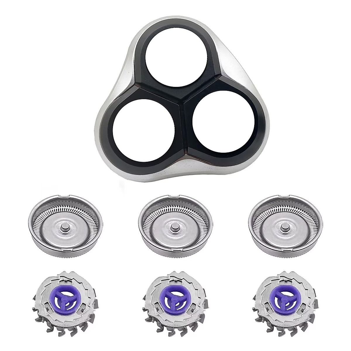 NEW! 3X Replacement Shaver Head Shaver Blade for Philips Norelco 700RL, 705RL, 710RL, 715RL, 720RL, 725RL, 750RL, 800RX, 805RX