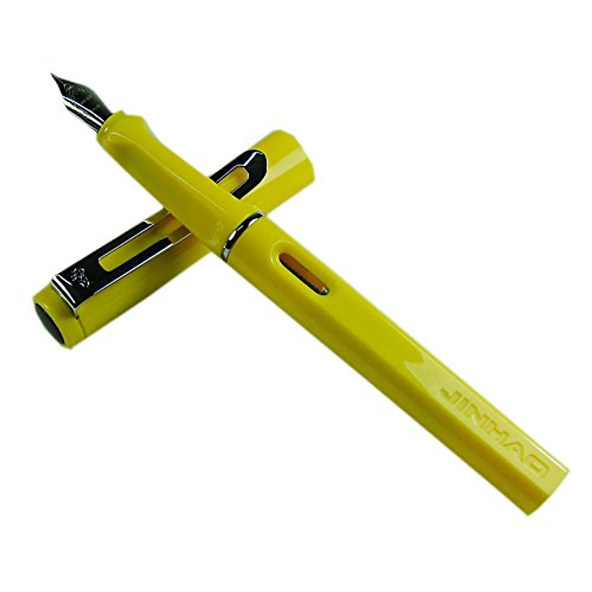 8 PCS Jinhao 599 Fountain Pens Diversity Set Transparent and Unique Style