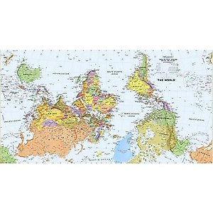 CafePress Map A World Turner Upsidedown Mugs Ceramic Coffee Mug, Tea Cup 11 oz