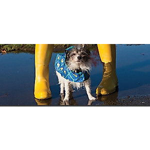 RC Pet Products Packable Dog Rain Poncho, Rubber Ducky, Small