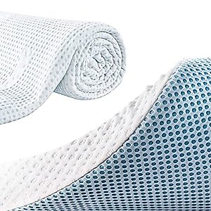 subrtex 4 Inch Bed Mattress Topper and Removable Bamboo Cover Bundle (King)