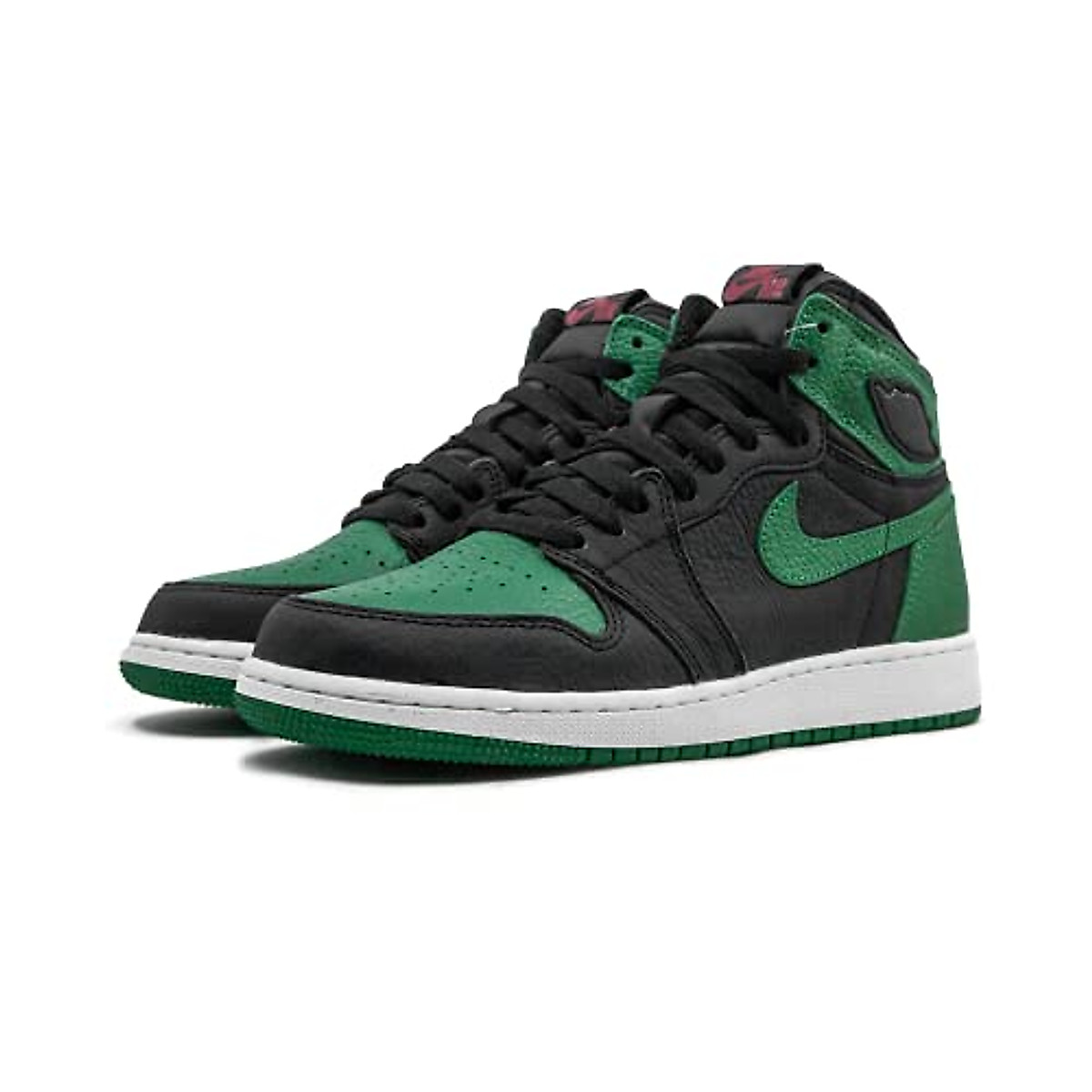 Jordan Youth Air 1 High Retro GS 575441 030 Pine Green Black - Size 3.5Y