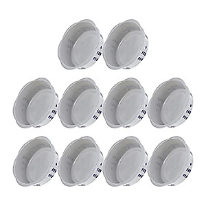 Happyyami Flower Vases Decorative 30pcs Basin with Bowl Hydroponic Seeding Non- Water Potted Caliber Bonsai and Garden Plants Flowerpots Pots Office Use Flowers Indoor Plastic Outdoor Lily Orchid Pot