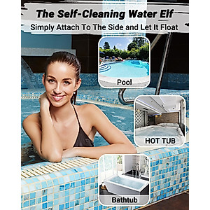 AOSYCO Scum Absorber for Spa Hot Tub, Whale Scum Defoamer Hot Tubs Skimmer, Anting Foam Absorbing Sponges Accessories, Upgraded of Scum Bug Scumbug Scum Rays, Soak Up Oils Reusable Cleaner, 2Pack Kit