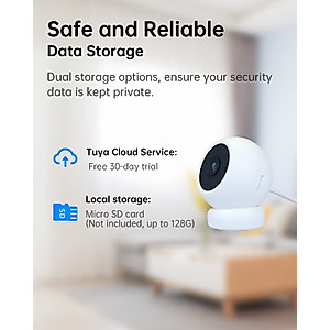 GIEC WiFi Surveillance Camera IP Camera 1080P WiFi Smart Home Indoor Camera for Baby/Pet/Nanny,2-Way Talk, Night Vision, Motion Detection Local Storage Security Camera Baby Monitor Cat Dog Camera