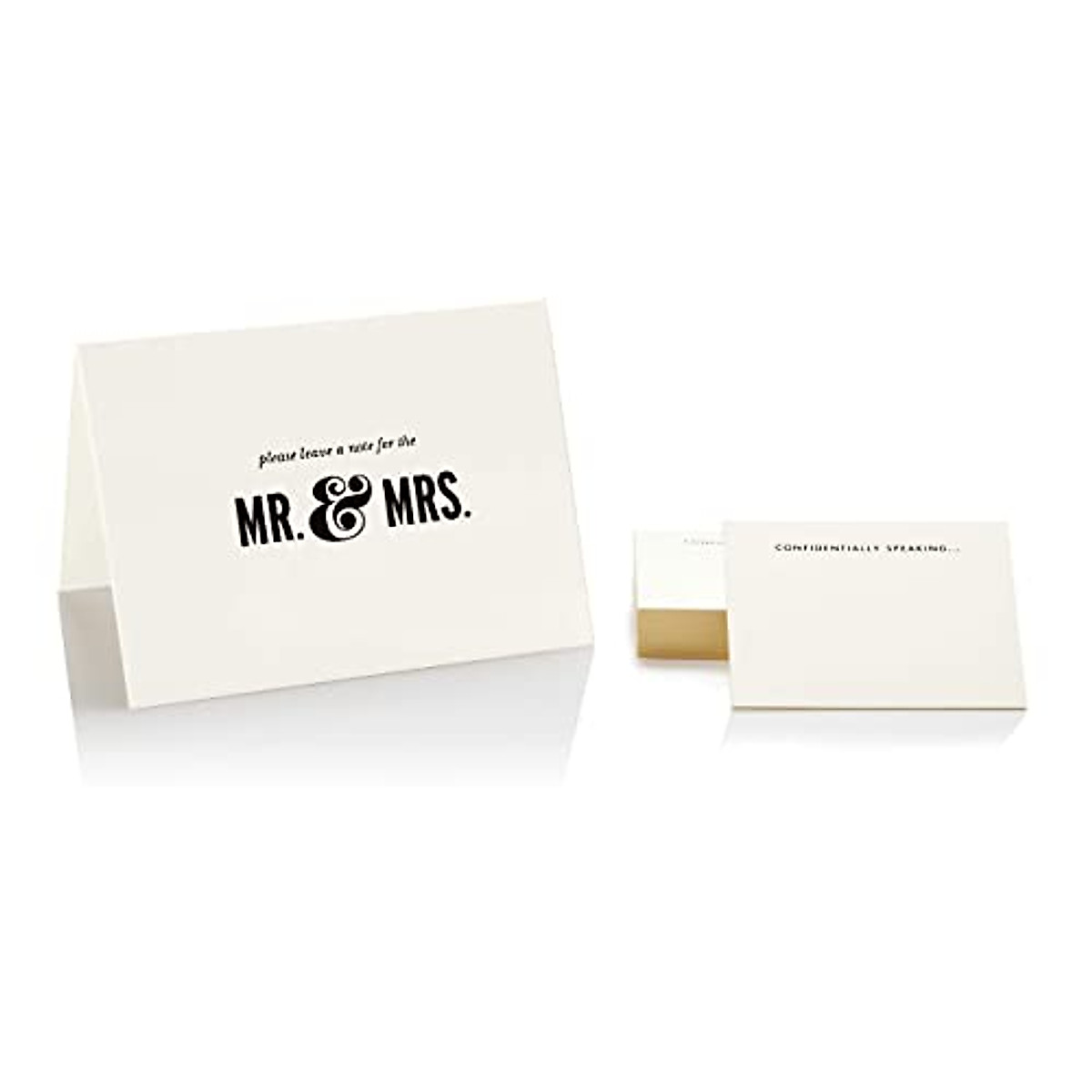 Kate Spade New York Wedding Guest Book, Bridal Journal Includes 17 Lined Pages, 35 Blank Cards and Envelopes, and Ceremony Sign, Gold Dots