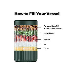 Beastmode by Beast Health Blender | Beast Health x Marshawn Lynch | Blend Smoothies and Shakes, Stainless Steel Bottle, 1200W (Forest Green)