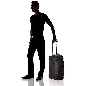 Samsonite Andante 2 Wheeled Rolling Duffel Bag, All Black, 22-Inch