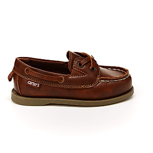 Carter's Boy's Bauk Dress Shoes, Light Brown, 3 Little Kid