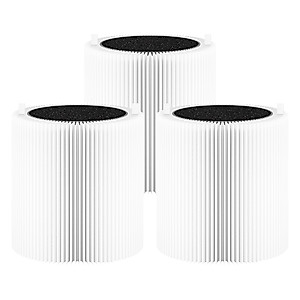 Blue Pure 311 AUTO Filter Replacement for Blue Pure 311 AUTO Air Puri-fier, H13 True HEPA Filter and Activated Carbon Filter Pack of 3 By Improvedhand