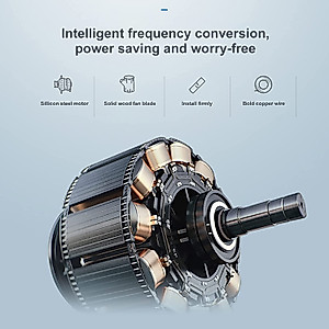 60 Inch Outdoor Ceiling Fans without Lights, 3 Blade Propeller Ceiling Fan No Light with Remote Solid Wood Ceiling Fan Large, Modern Farmhouse Ceiling Fan for Patio Exterior High Low Sloped Ceiling