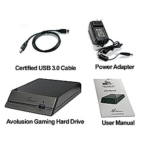 Avolusion HDDGear 6TB (6000GB) USB 3.0 External Gaming Hard Drive (Designed for Xbox One X, Pre-Formatted) - 2 Year Warranty