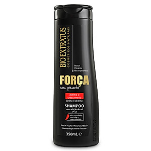 Linha Forca com Pimenta (Crescimento) Bio Extratus - Shampoo 350 Ml (Bio Extratus Pepper Strength and Growth Collection - Shampoo 11.83 Fl Oz)