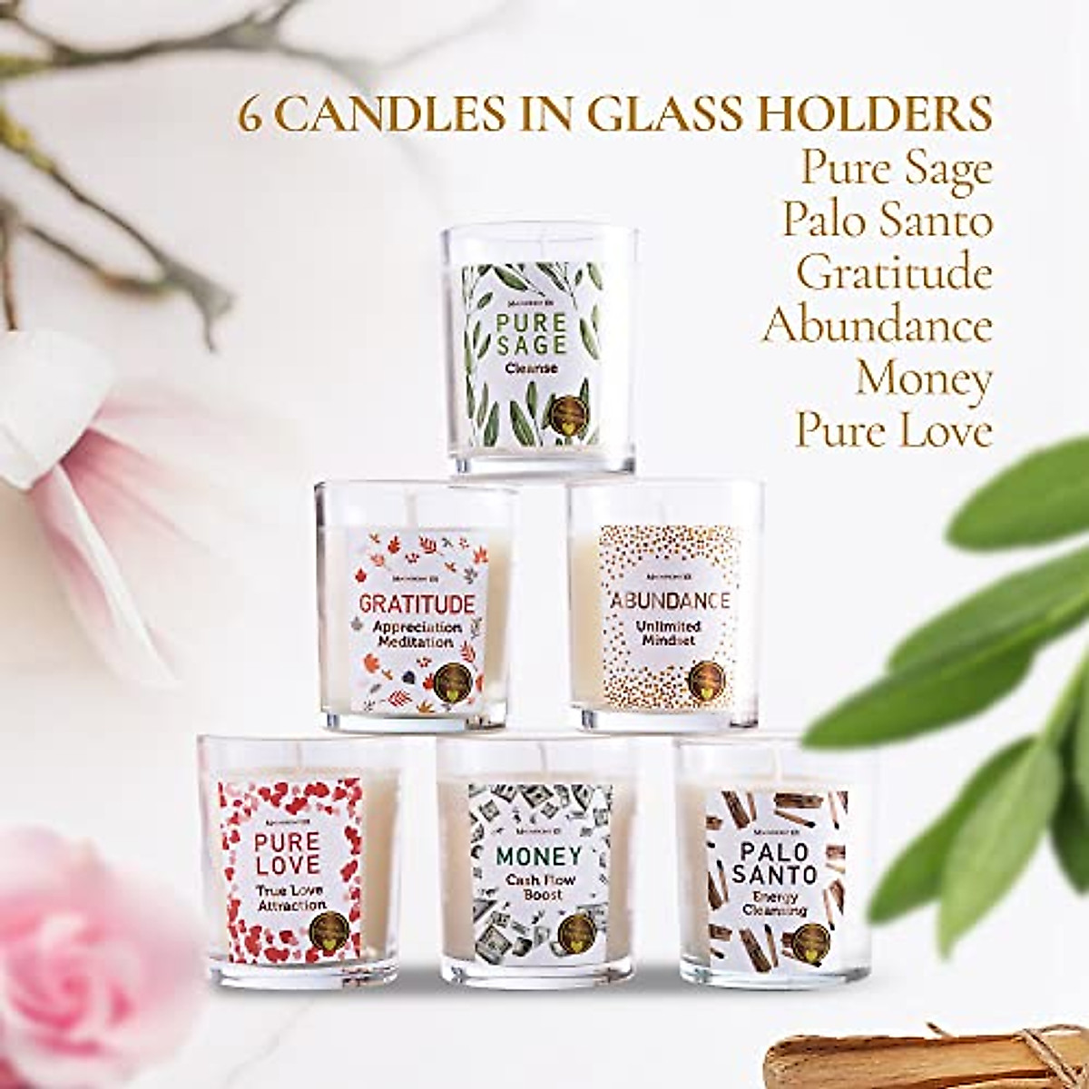 Magnificent 101 Gift KIT Set of 6 Candles