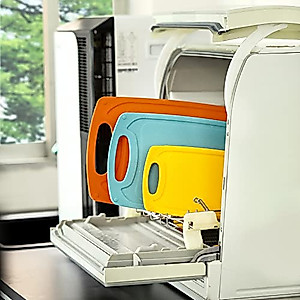 Plastic Cutting Board for Kitchen, 3 Pieces Dishwasher Safe Cutting Boards with Juice Groove, Durable, Non-Slip, BPA-Free, and Knife Friendly Cutting Board Set - Perfect for Meat, Vegetables, Fruits