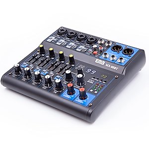 EMB MX08BT 99 DSP 8-Channel Audio Mixer Mixing Console MP3 Sound Desk With Bluetooth