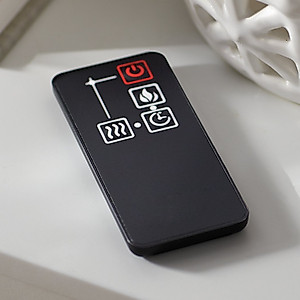 Muskoka Curved Front 36" Wall Mount Fireplace-Black Glass