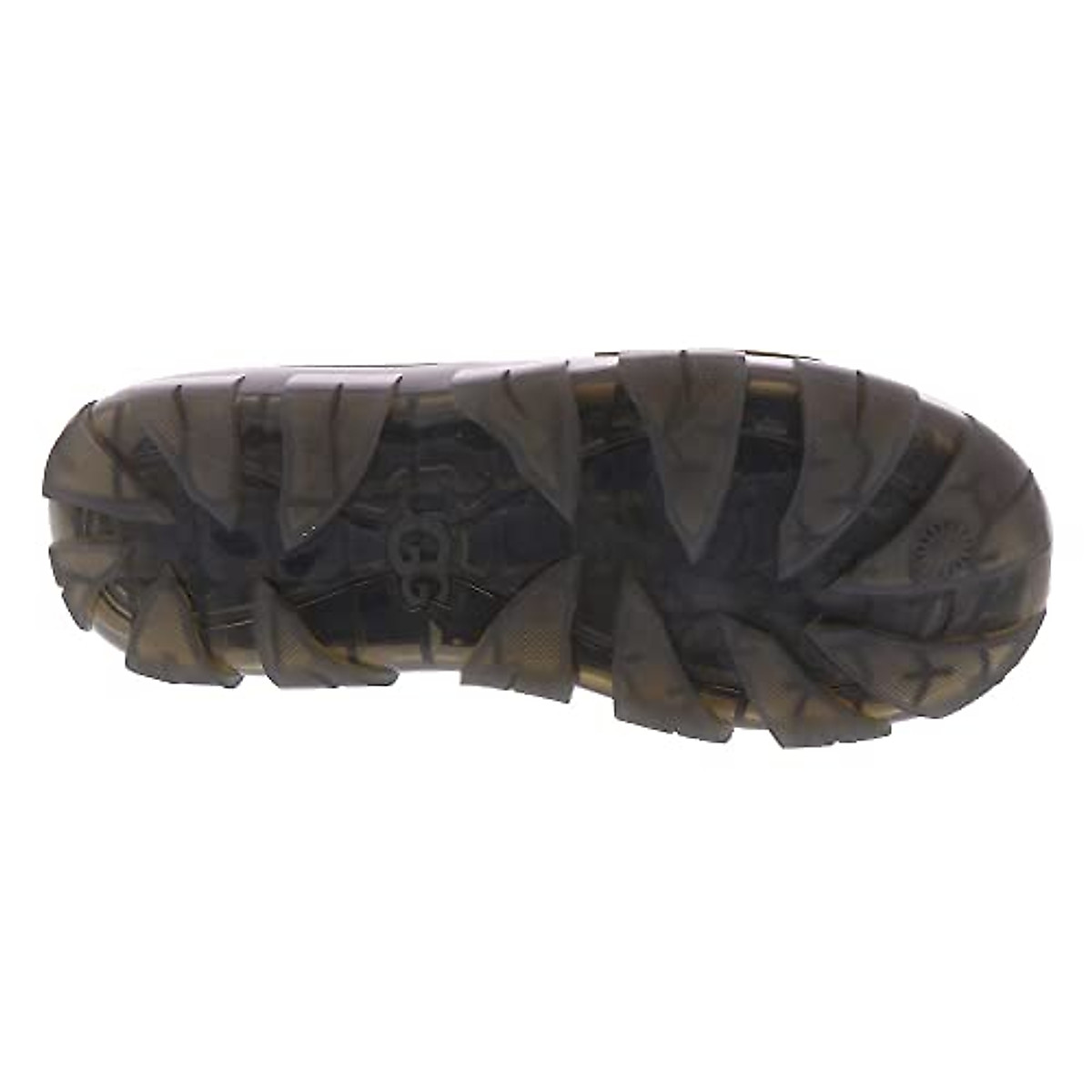 UGG Women's JELLA Clear Slide Sandal, Black, 7