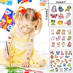 Aresvns Children's Temporary Tattoos Value Pack,1000+ pcs Cute fake tattoos for boys and girls,Kids Party Supplies Gifts Waterproof Non-toxic and Easy to Remove
