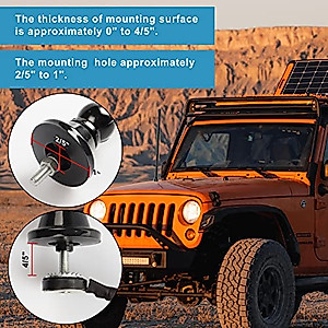 JSZAAHZ Car Radio Antenna Waterproof Marine Antenna AM FM Golf Cart ATV UTV RV Car Stereo Radio Antenna Boat Mast Flexible Radio Antenna for Truck Excavator Tractor RVR Yacht Pontoon