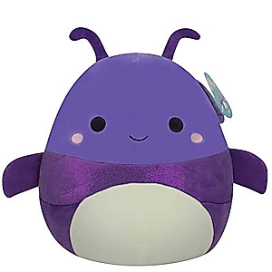 Squishmallows 12-Inch Axel Purple Beetle - Medium-Sized Ultrasoft Official Kelly Toy Plush