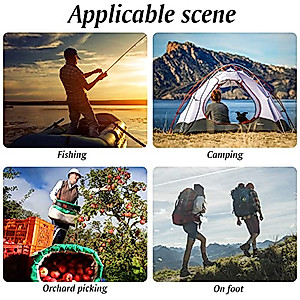 Mosquito Head Mesh Nets Gnat Face Netting, Extra Fine Holes Protective Cover Mask Face from Insect Bug Bee Mosquito Gnats for Outdoor Activities Hiking Fishing Hunting Camping Backpacking (4 Pack)