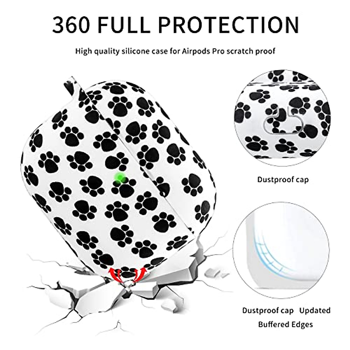 MITERV for Airpods 3 Case Cover Soft Silicone Protective Skin Case with Keychain for Apple Airpods 3rd Generation 2021 for Women Men Girls Boys (Cow)