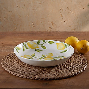 Mikasa Lemons Set Of 4 Pasta Bowls, 8.5 Inch,20 fl oz